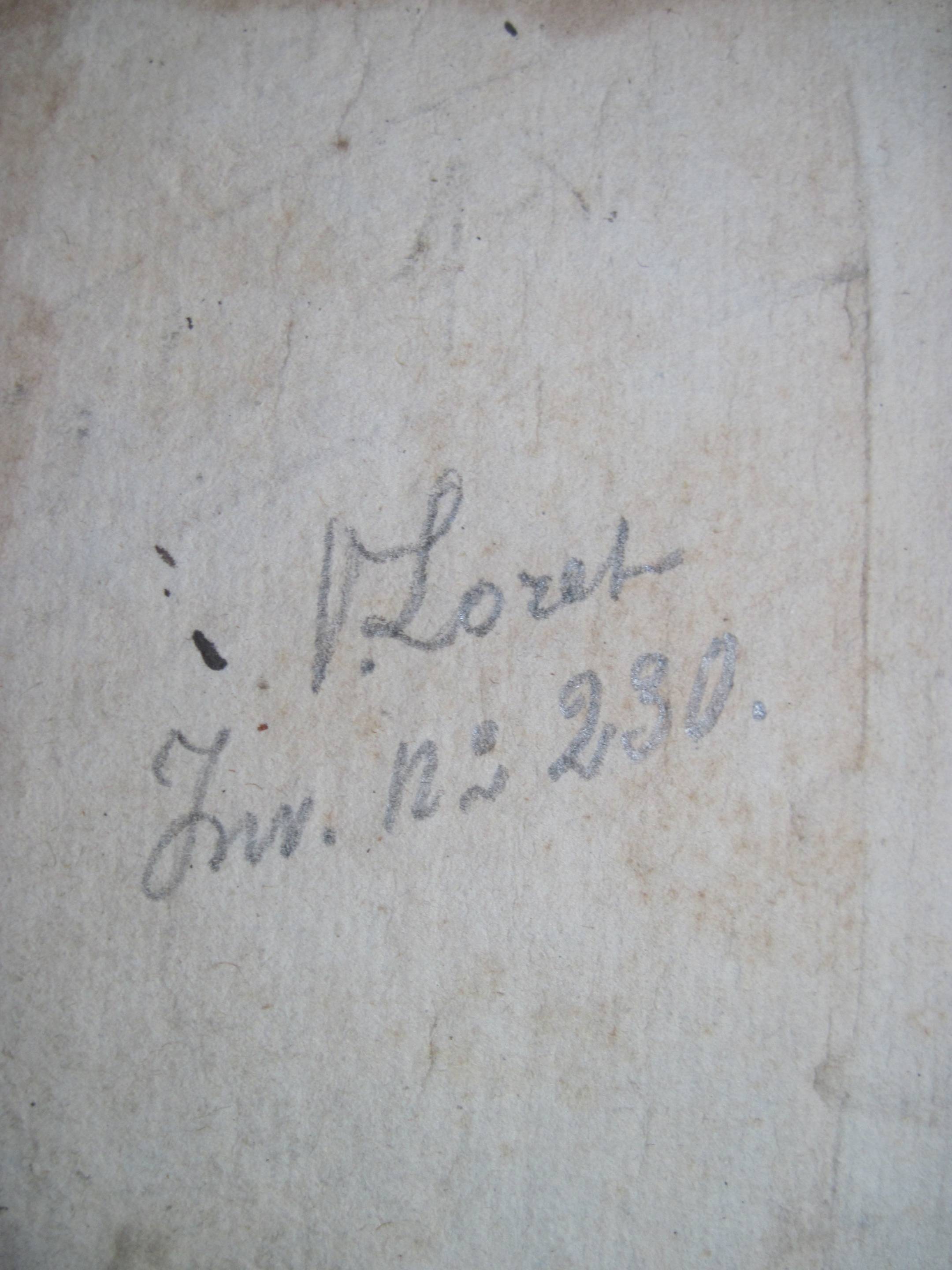 Ex-libris manuscrit de Victor Loret | Victor Loret